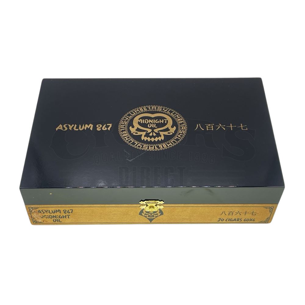 Buy Asylum 867 Midnight Oil 6x60 Gordo Cigars Online & Save Big