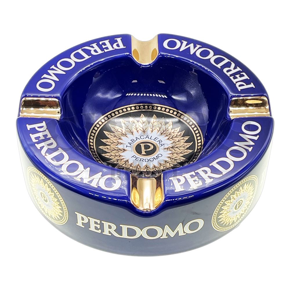 Buy Perdomo Blue and Gold Foil Ashtrays Online and Save