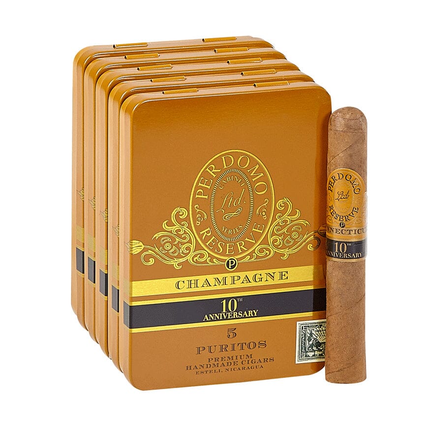 Buy Perdomo Reserve 10th Anniversary Champagne Purito Cigars Online