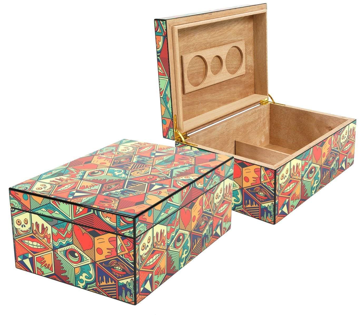 Jungle Love 50 Count Humidor | Desktop Humidor | CigarsDirect.com