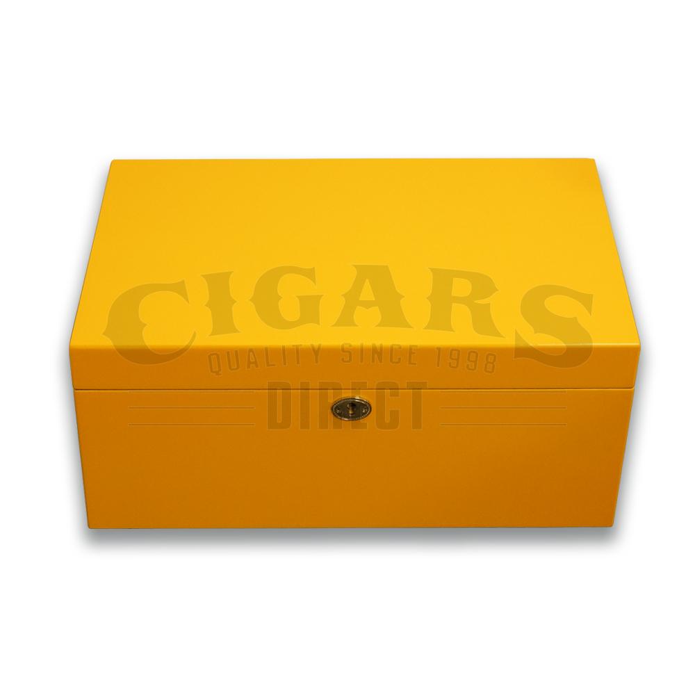 Mellow Yellow Cigar Humidor 100 Count | Desktop Humidors