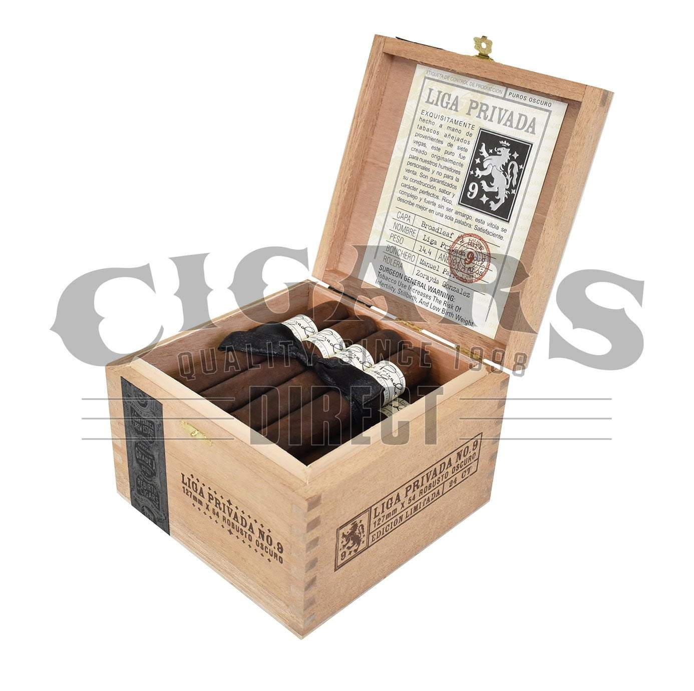 Buy Drew Estate Liga Privada No.9 Robusto Cigars Online