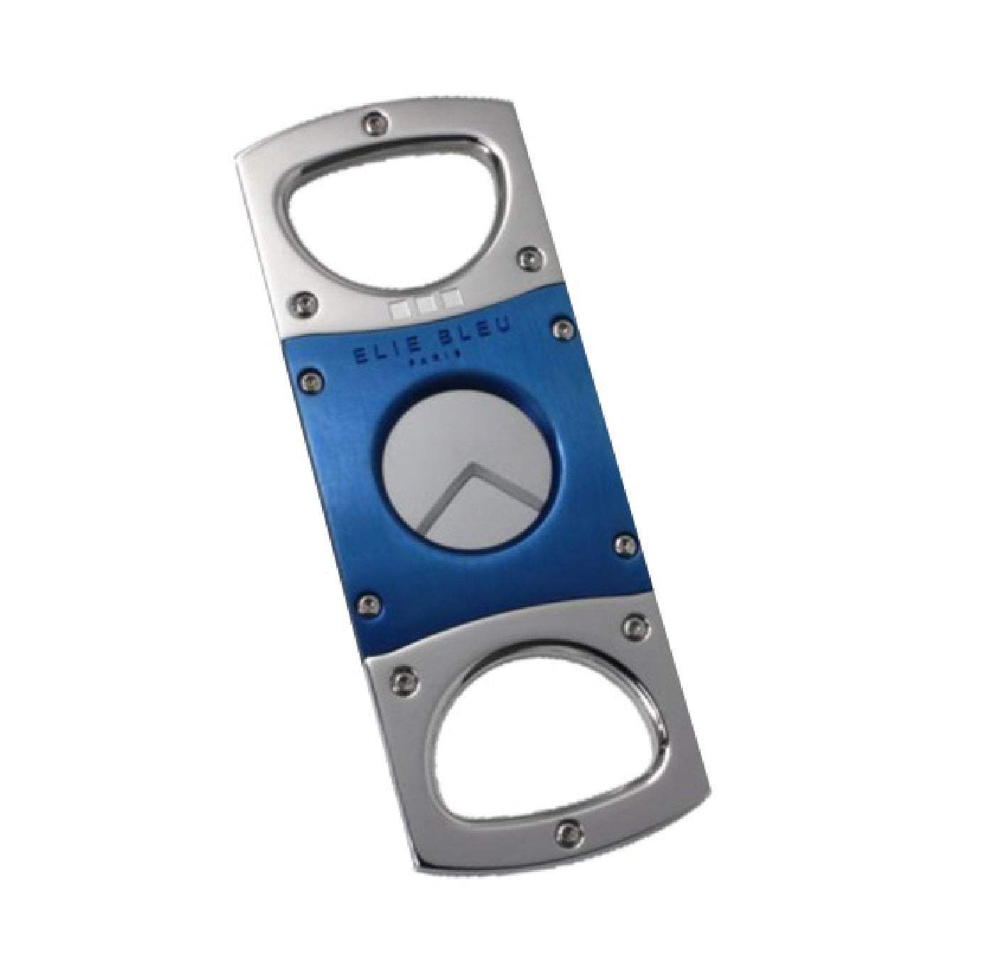 Elie Bleu Double Blade Blue Stainless Steel Cigar Cutters Online