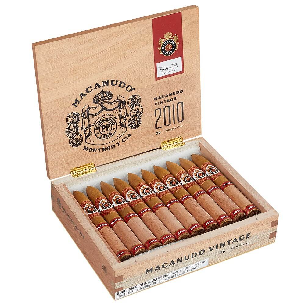 Buy Macanudo Vintage 2010 Torpedo Cigars Online and Save Big