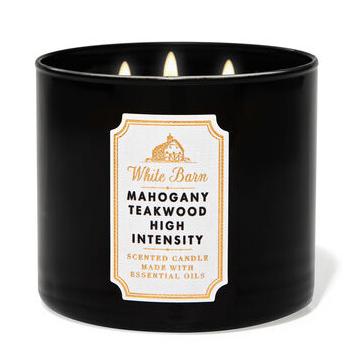 Mahogany Teakwood High Intensity Candles | Buy at Discount Prices & Save