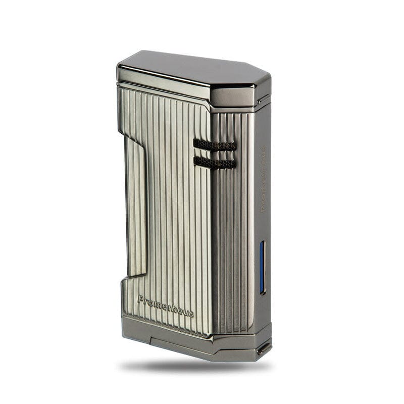 Buy Prometheus Magma X Triple Torch Gun Metal Vertical Lines Lighters ...